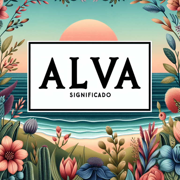 Qué significado tiene el nombre Alva y cuál es su origen