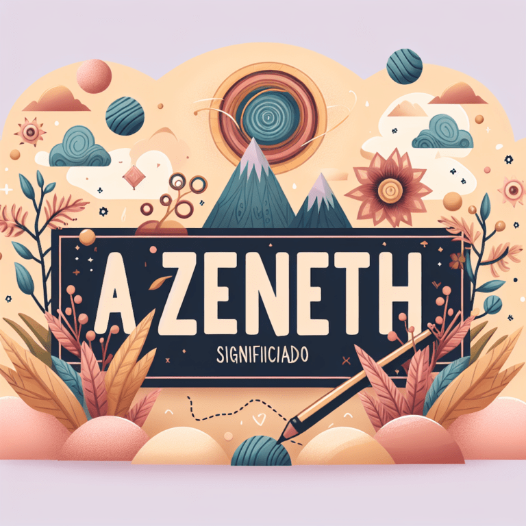 Cuál es el origen y significado del nombre Azeneth