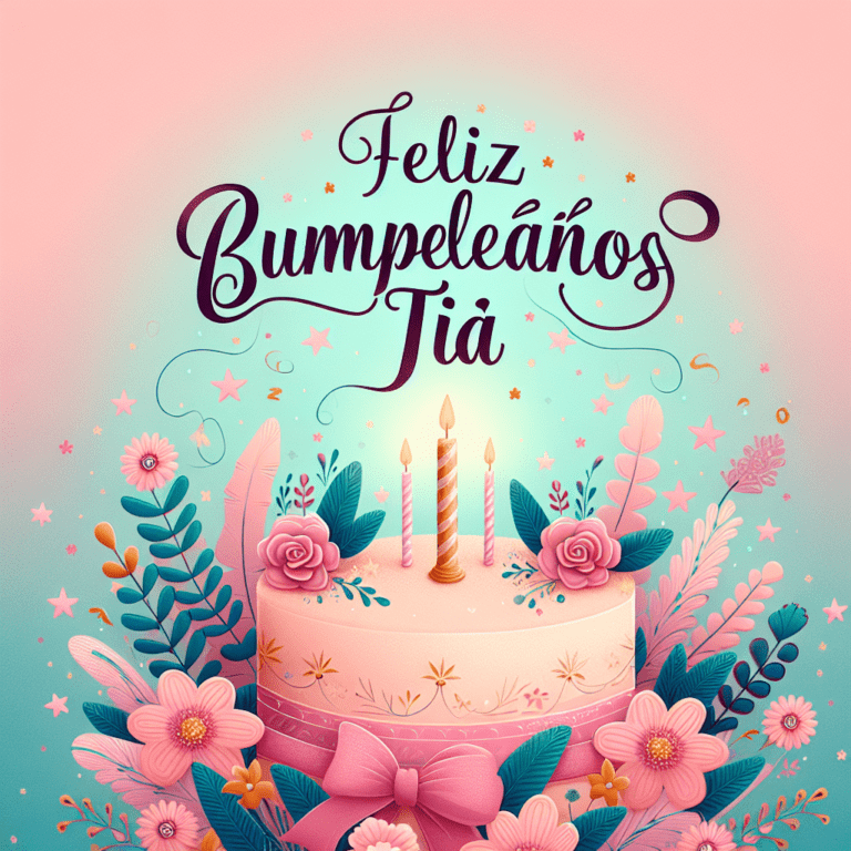 Mensajes Cariñosos para Felicitar a Tu Tía en su Cumpleaños