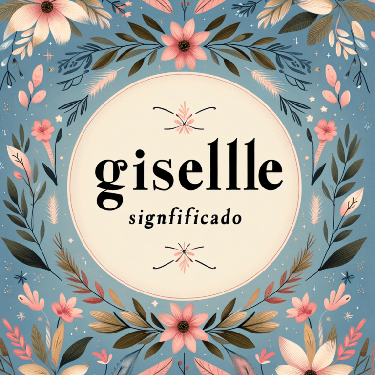 Significado de Giselle y sus apodos comunes