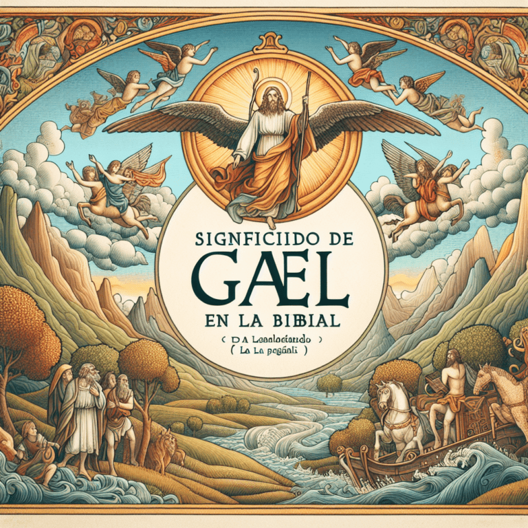 Significado de Gael en la Biblia: Origen, Historia y Más